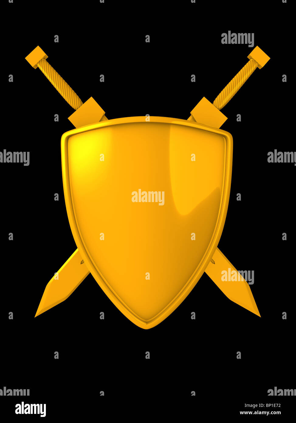 Golden shield image hi-res stock photography and images - Alamy