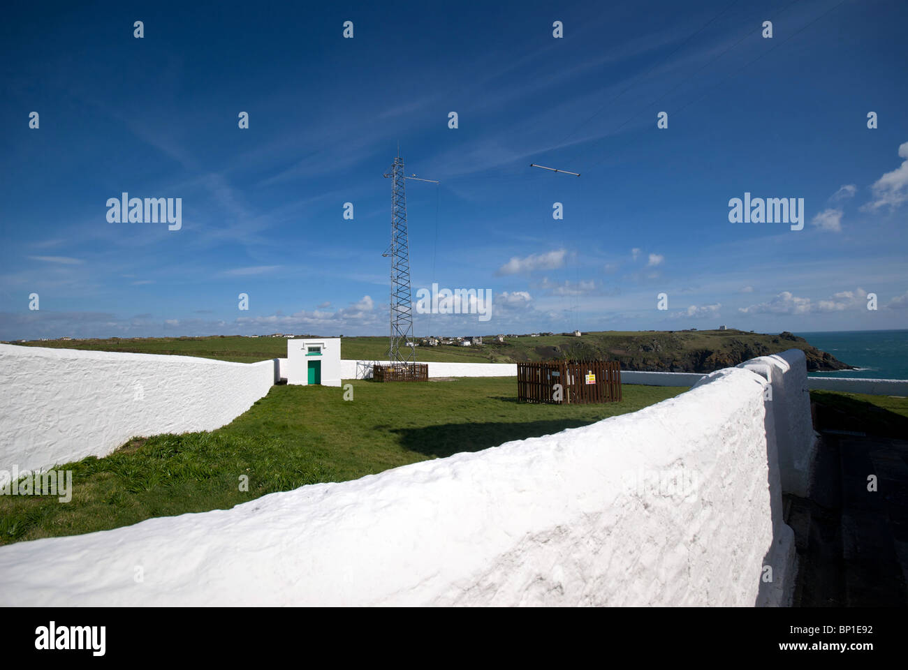 Lizard Point Lighthouse Cornwall UK Stock Photo - Alamy