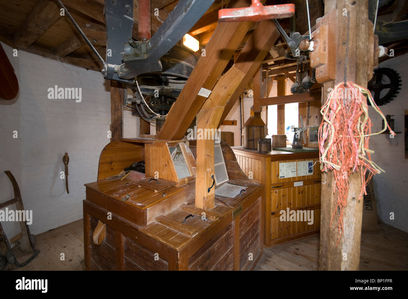 milliner Derek Adams working the Sarre Mill built in 1820 is one of a ...