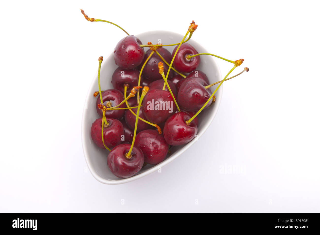 Bowl of cherries Stock Photo - Alamy