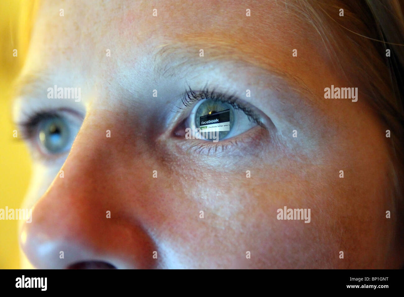 Facebook eye hi-res stock photography and images - Alamy