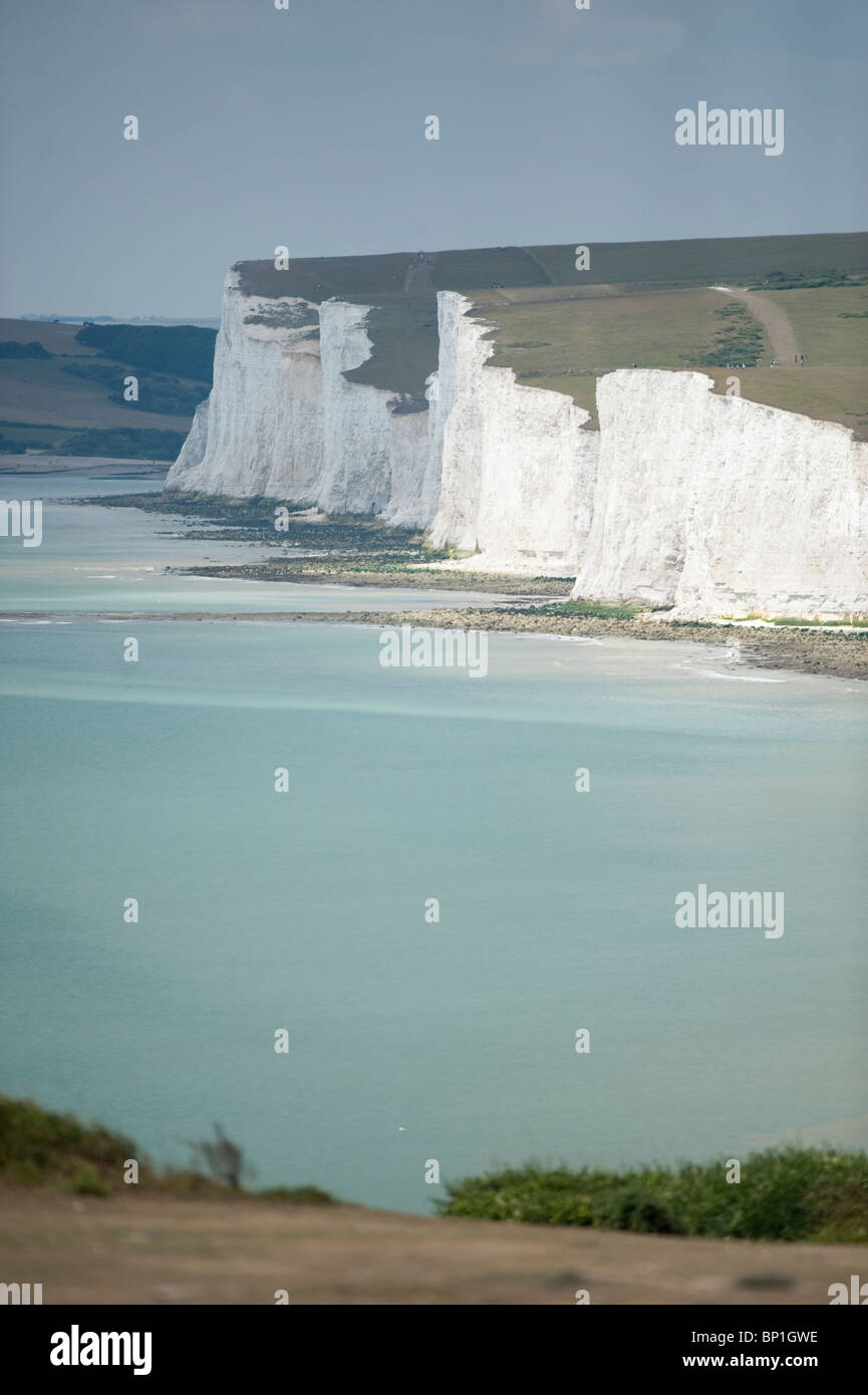 Coastal Chalk Cliffs, East Sussex, England, UK Stock Photo - Alamy