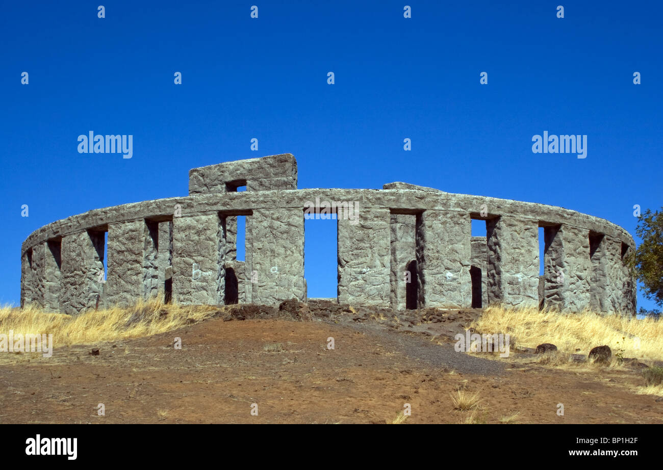 Stonehenge replica in Maryhill, Washington Stock Photo - Alamy
