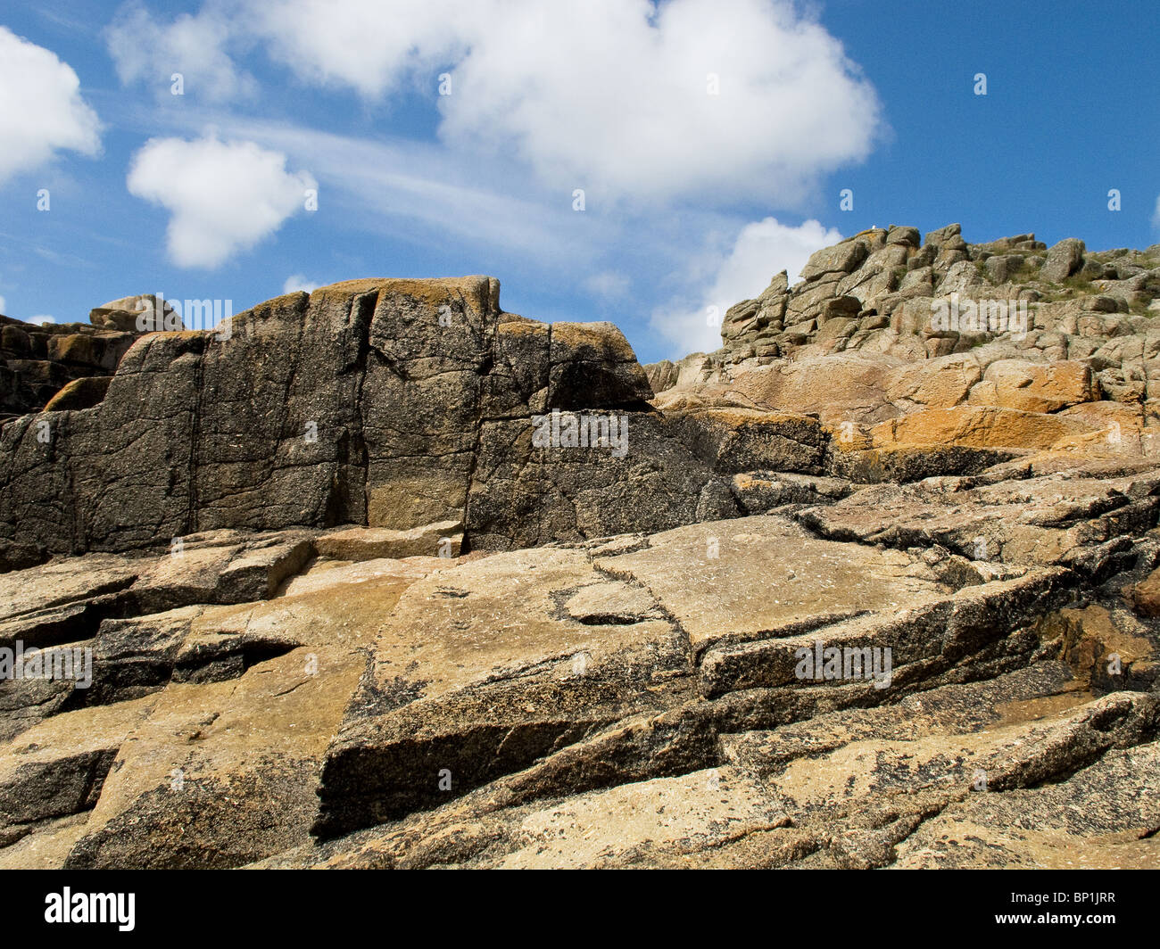 The granite rock of the South West Cornish coast. Photo by Gordon ...