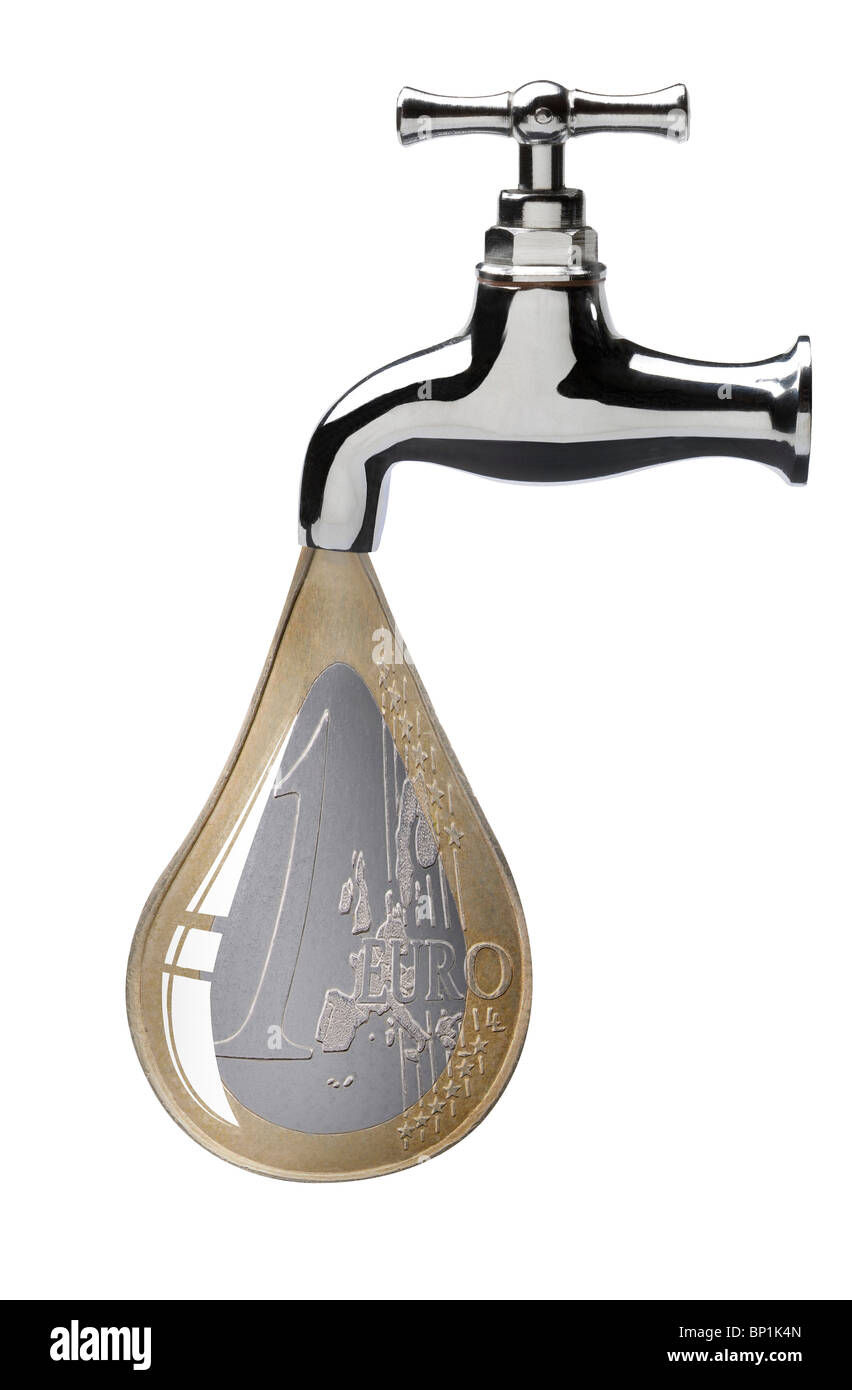 Water tap money hi-res stock photography and images - Alamy