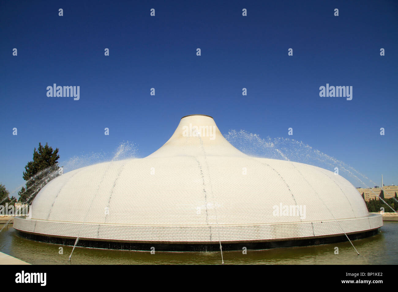 Israel, Jerusalem, the Shrine of the Book at the Israel Museum, focuses ...