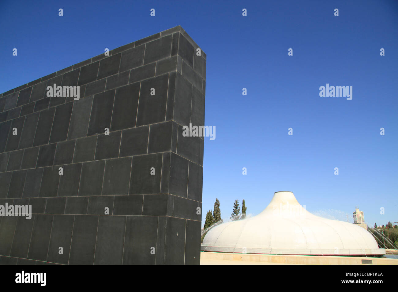 Israel, Jerusalem, the Shrine of the Book at the Israel Museum, focuses ...