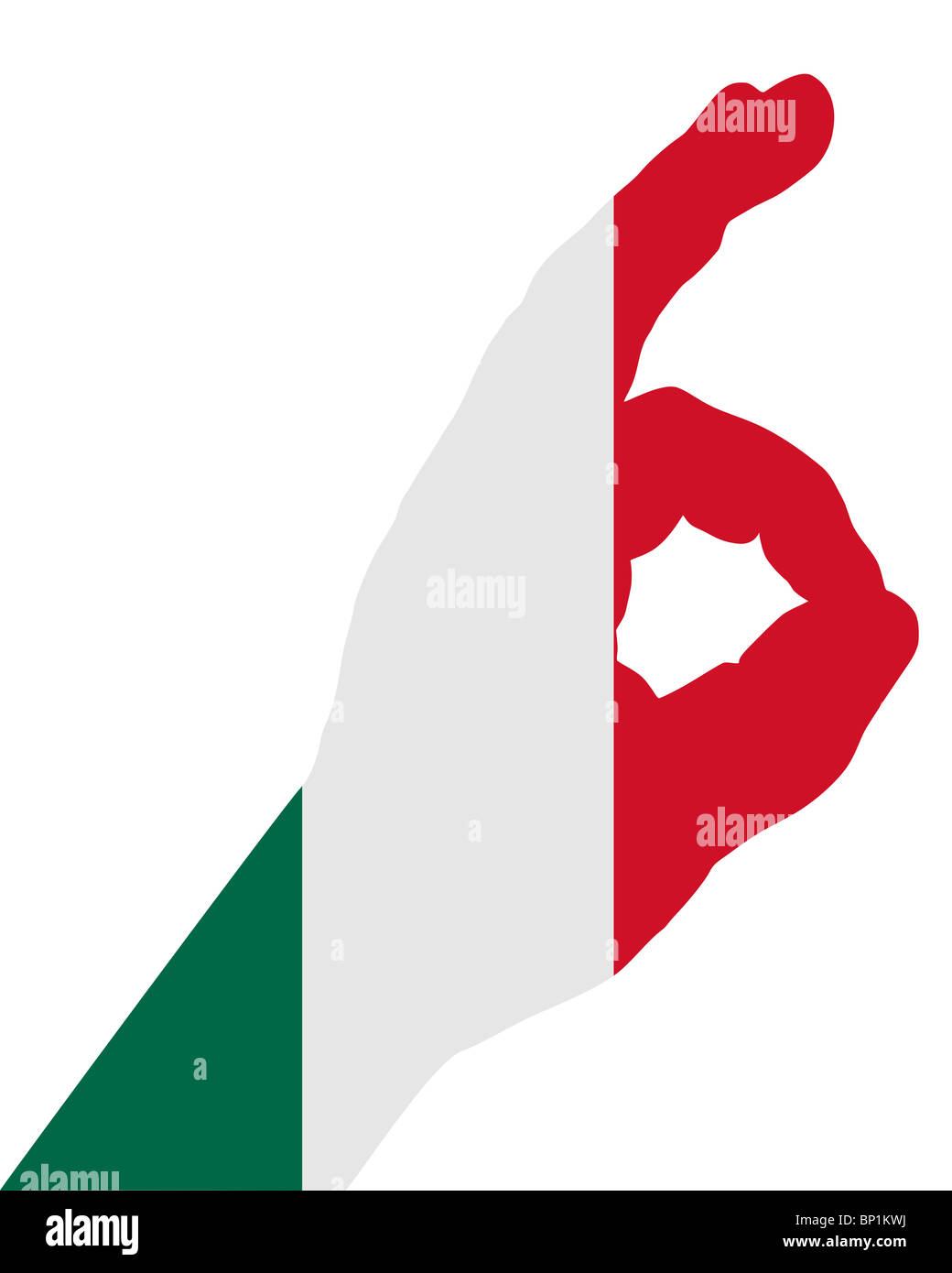 Mexican finger signal Stock Photo - Alamy