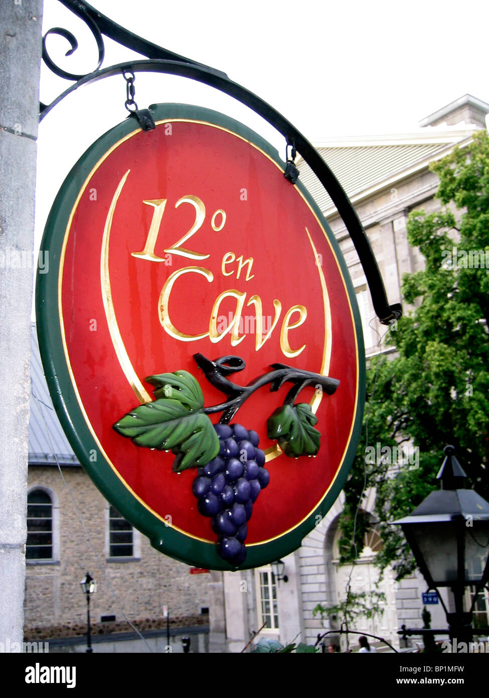 Canada, Quebec, shop sign Stock Photo - Alamy