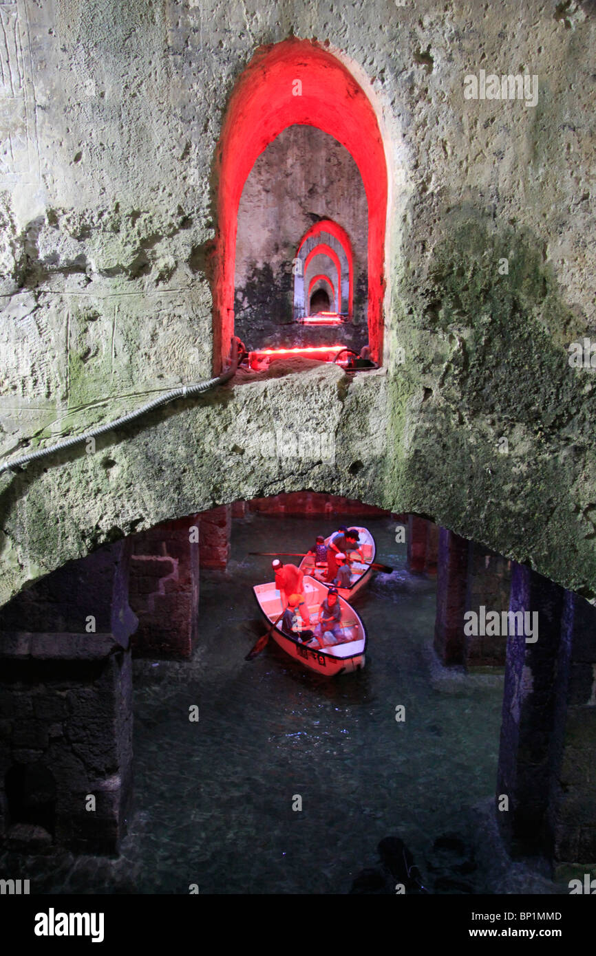 Israel, Shephelah, the Pool of the Arches in Ramla, built in 789 AD ...