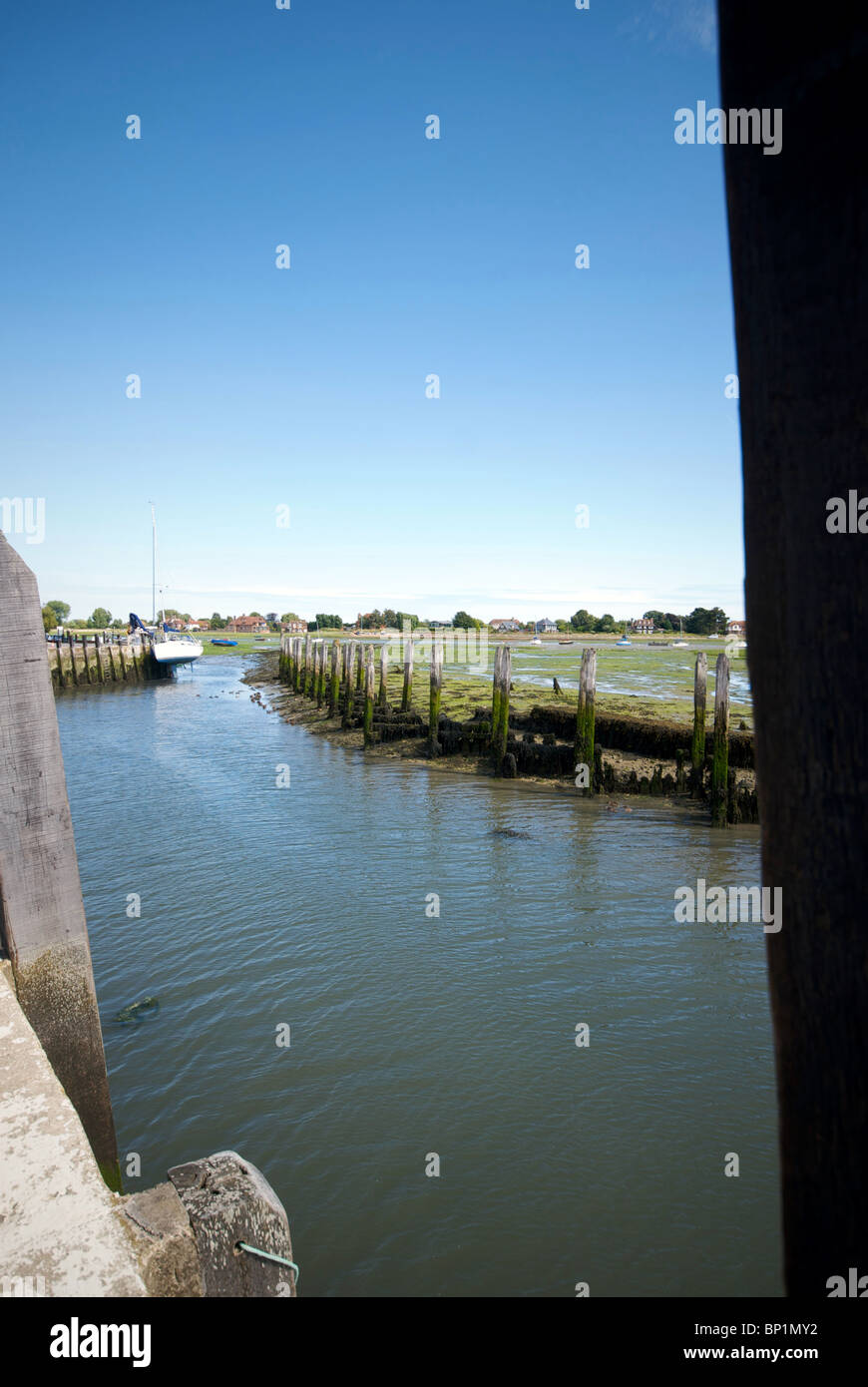 Bosham West Sussex UK Foreshore Harbor Harbour Channel Stock Photo - Alamy