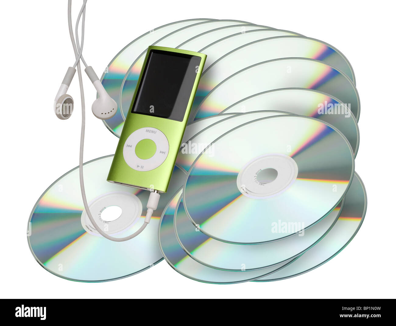 Ipod with earphone hi-res stock photography and images - Alamy
