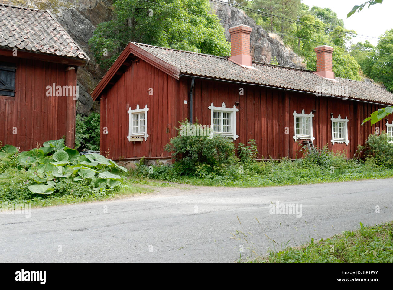 Buildings in Billnäs Ruukki historical small town and ironworks ...