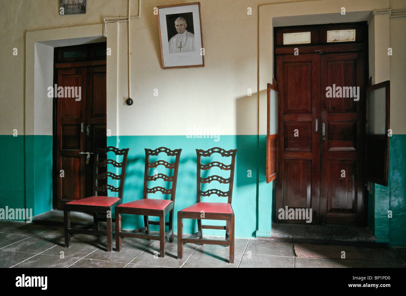 Room inside the Convent of St. Francis of Assisi, Old Goa, Goa, India ...