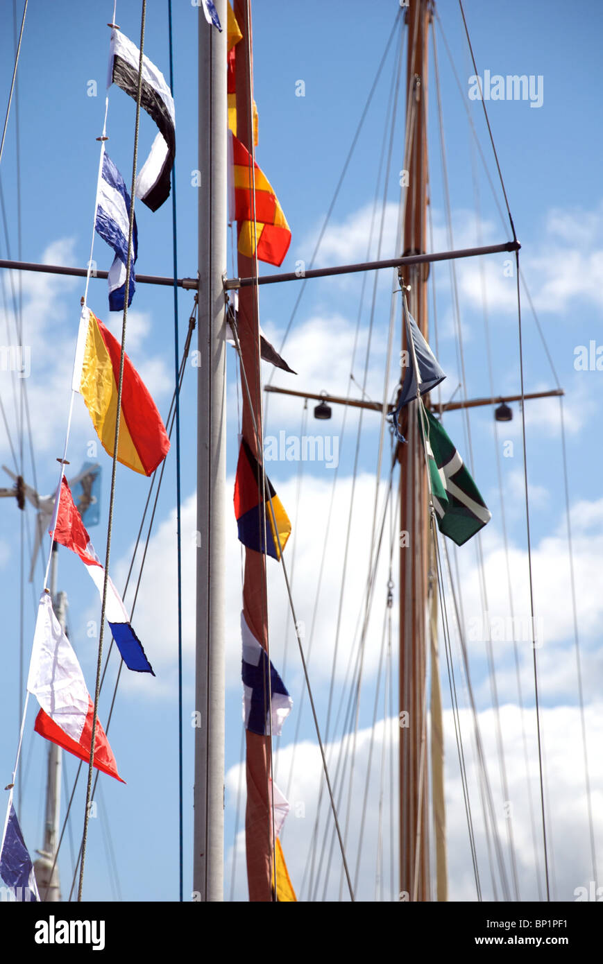 Sailing pennants hi-res stock photography and images - Alamy