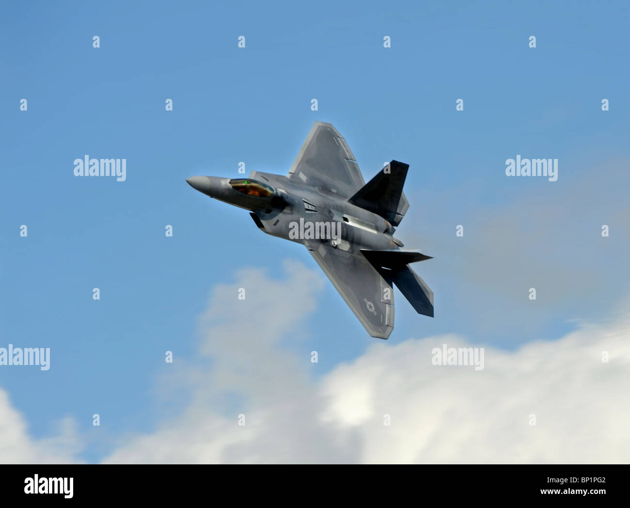 The US Air Force F-22 Raptor at The Royal International Air Tattoo at ...