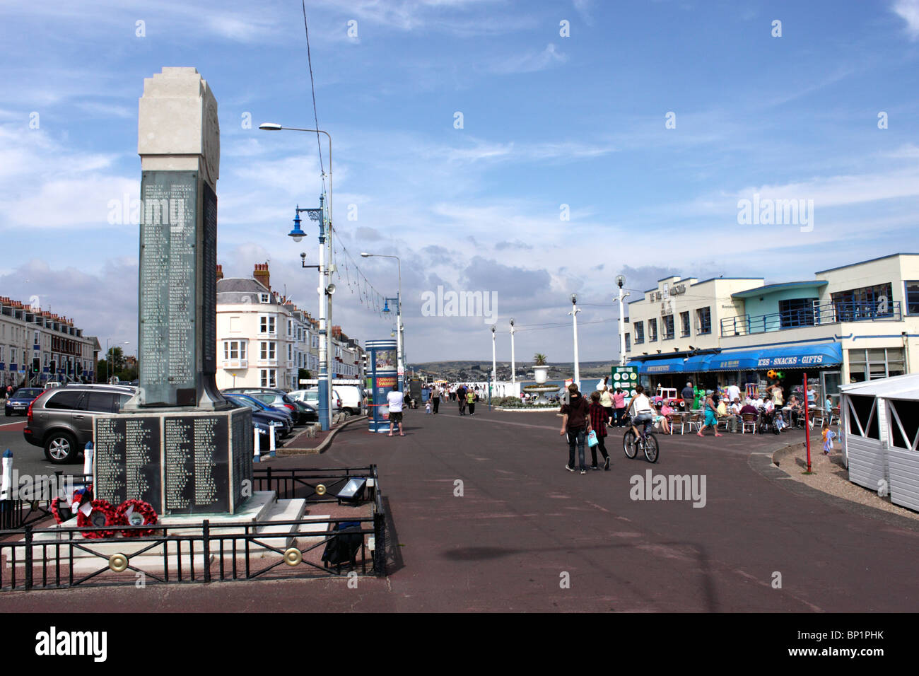 War memorial at The Esplanade seafront Weymouth Dorset Stock Photo - Alamy