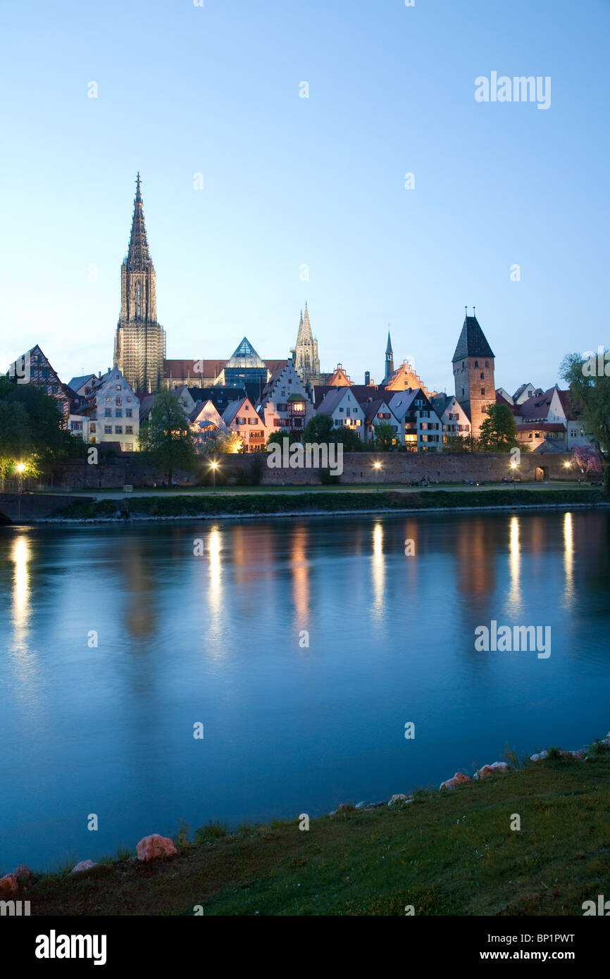 Ulm city night germany hi-res stock photography and images - Alamy