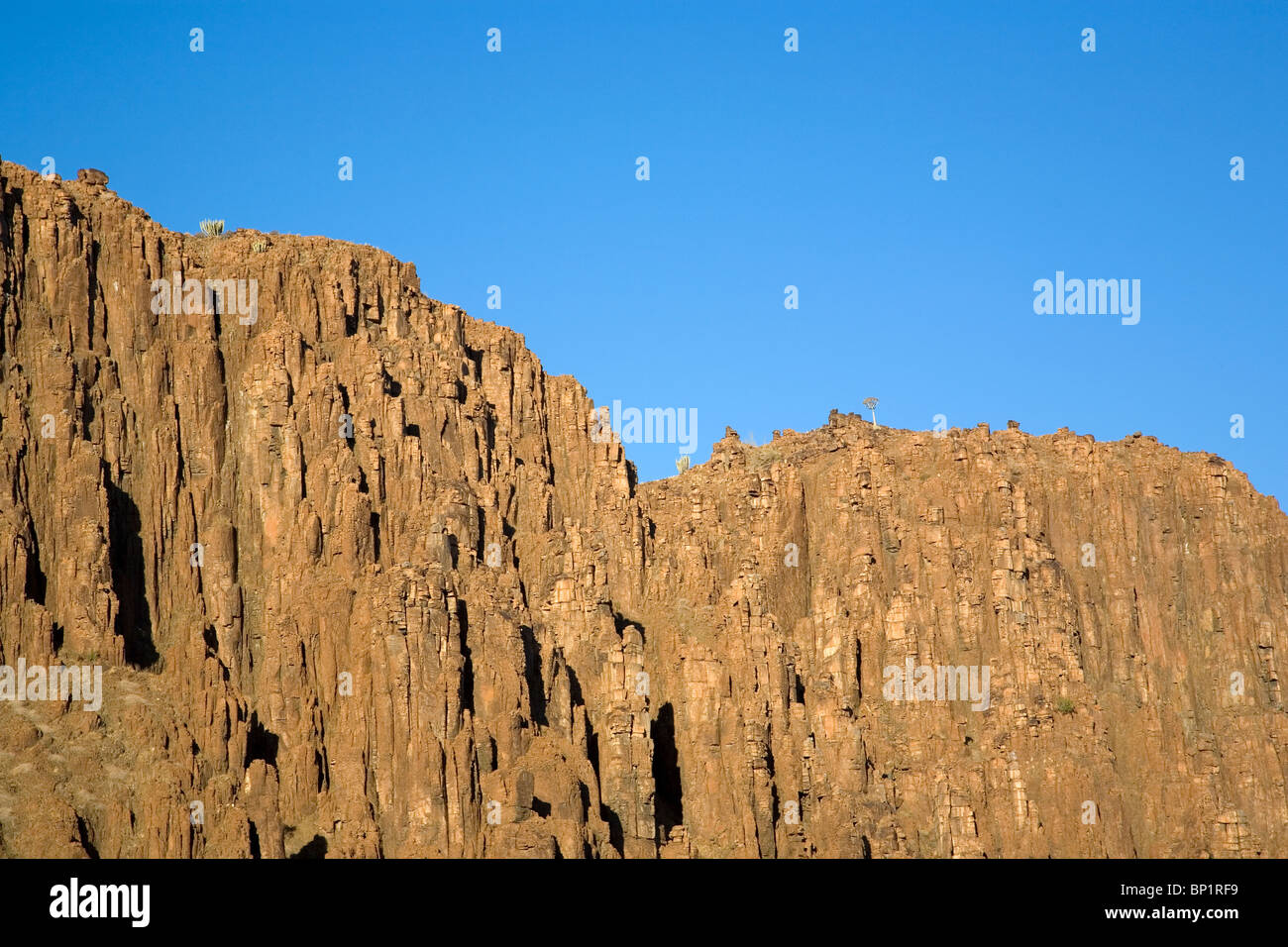 Red Canyon cliffs of Aussenkehr Nature Reserve - Namibia Stock Photo ...