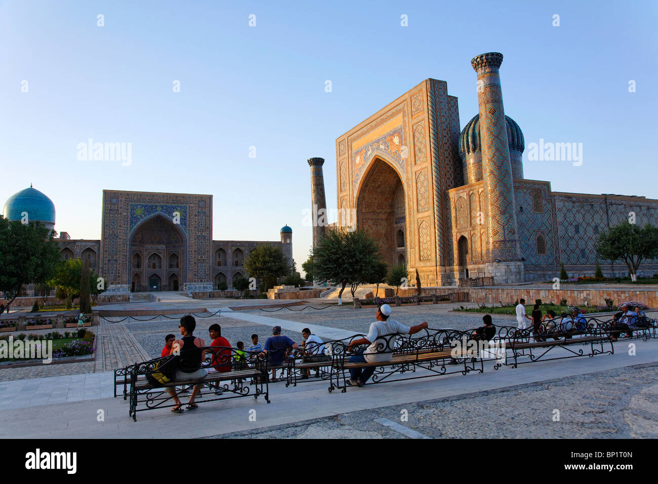 Uzbekistan - Samarkand - the Registan Stock Photo - Alamy