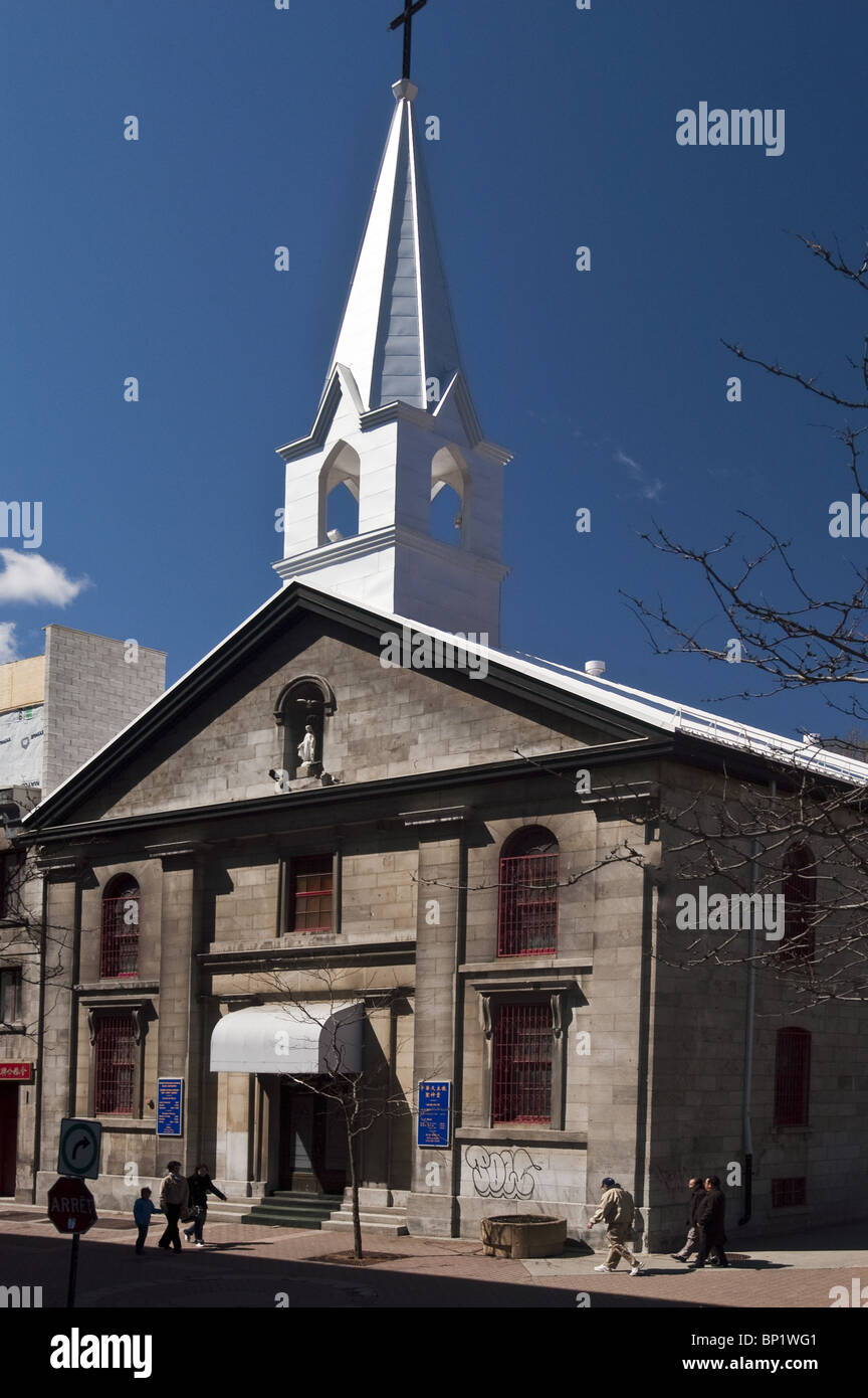 Chinatown Catholic Church, Montreal, Quebec, Canada Stock Photo - Alamy