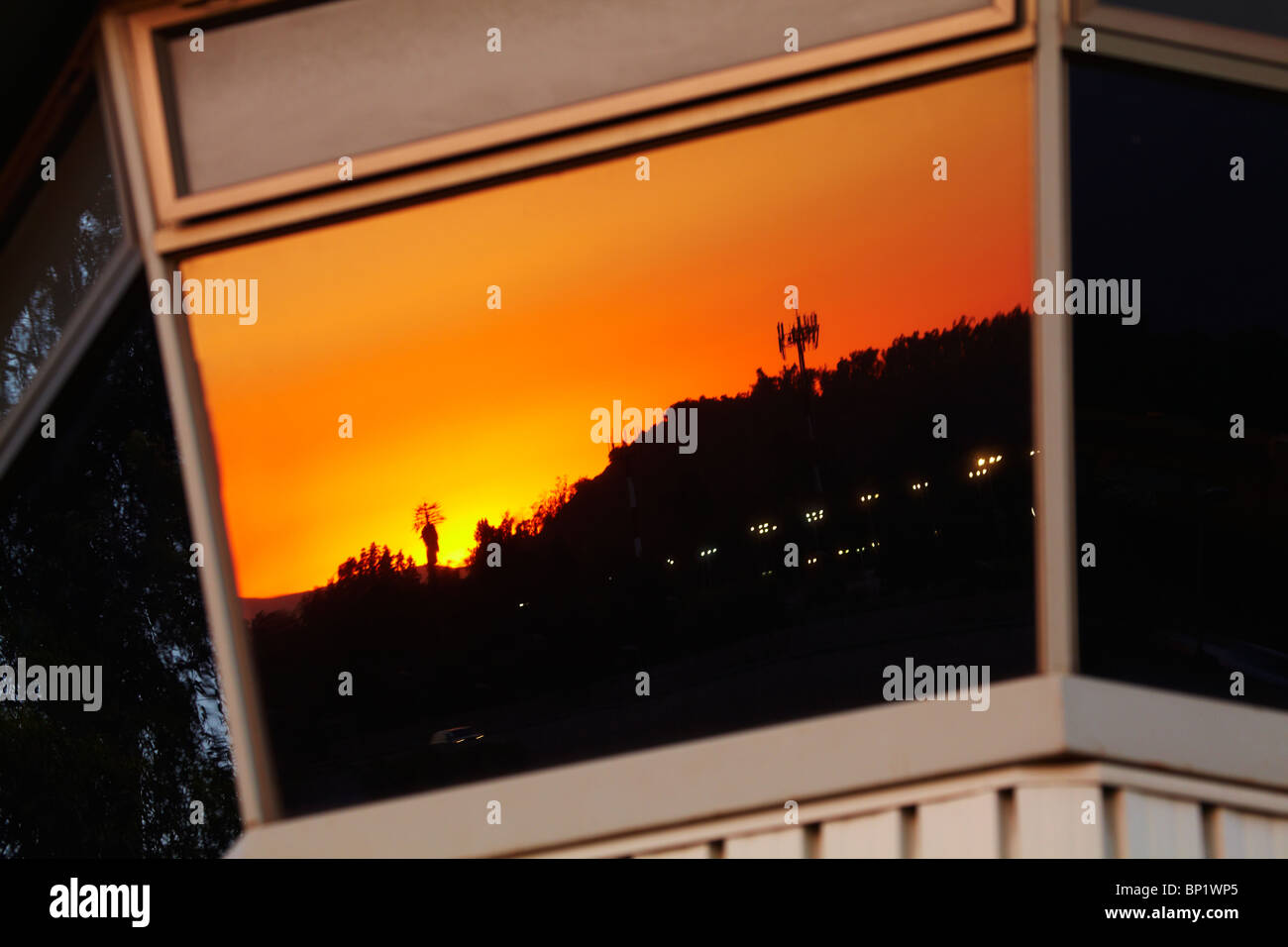 Airport control tower sunset hi-res stock photography and images - Alamy