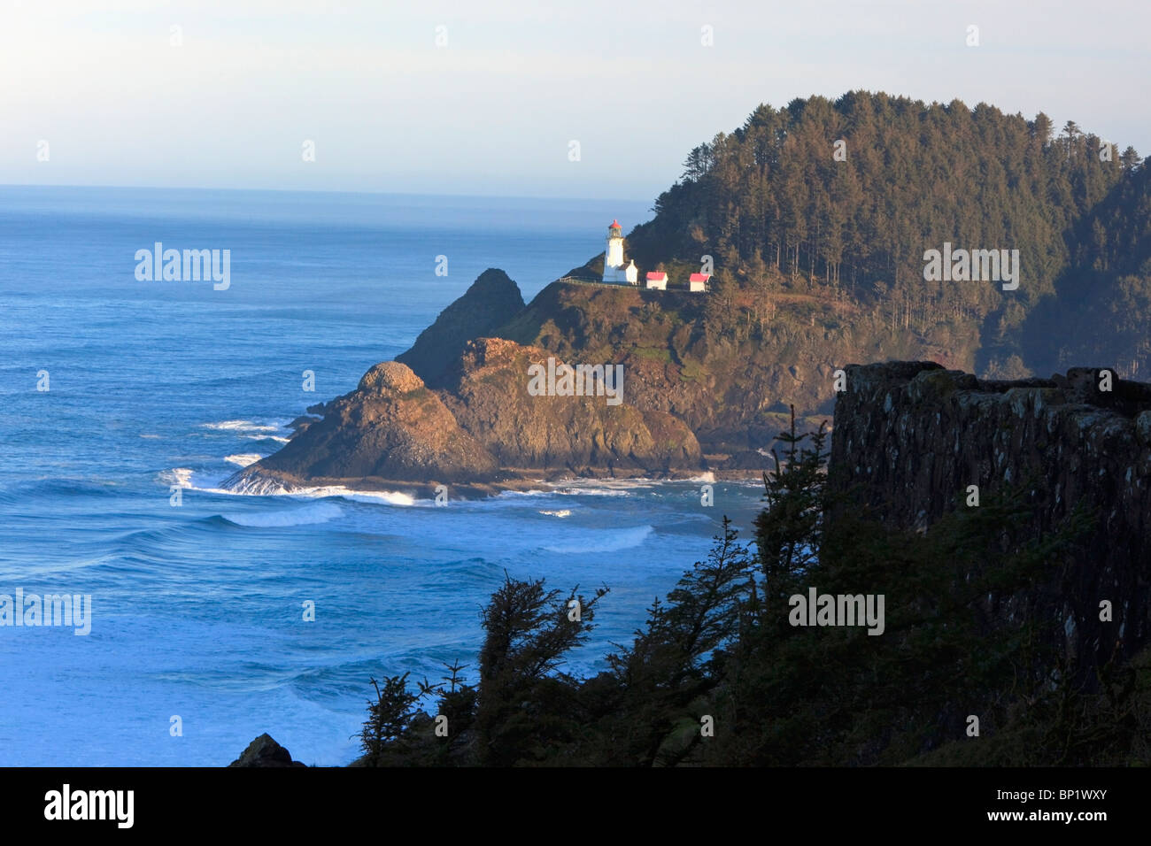 Lighthouses on the oregon coast hi-res stock photography and images - Alamy