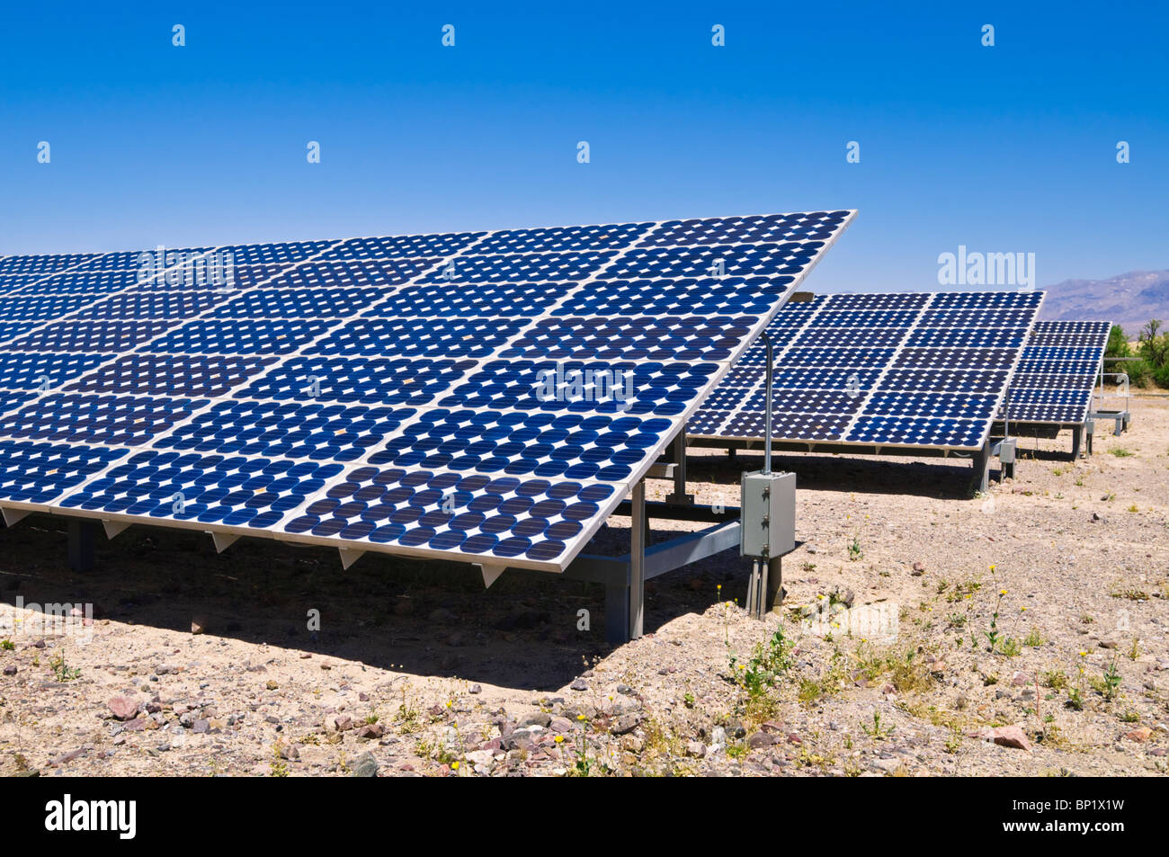 Solar park desert hi-res stock photography and images - Alamy
