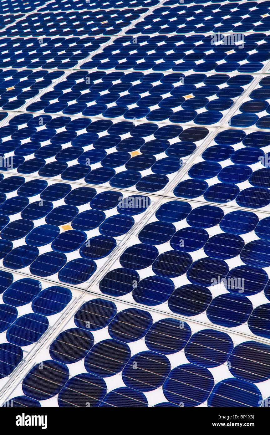 Solar panels, Death Valley National Park. California Stock Photo - Alamy