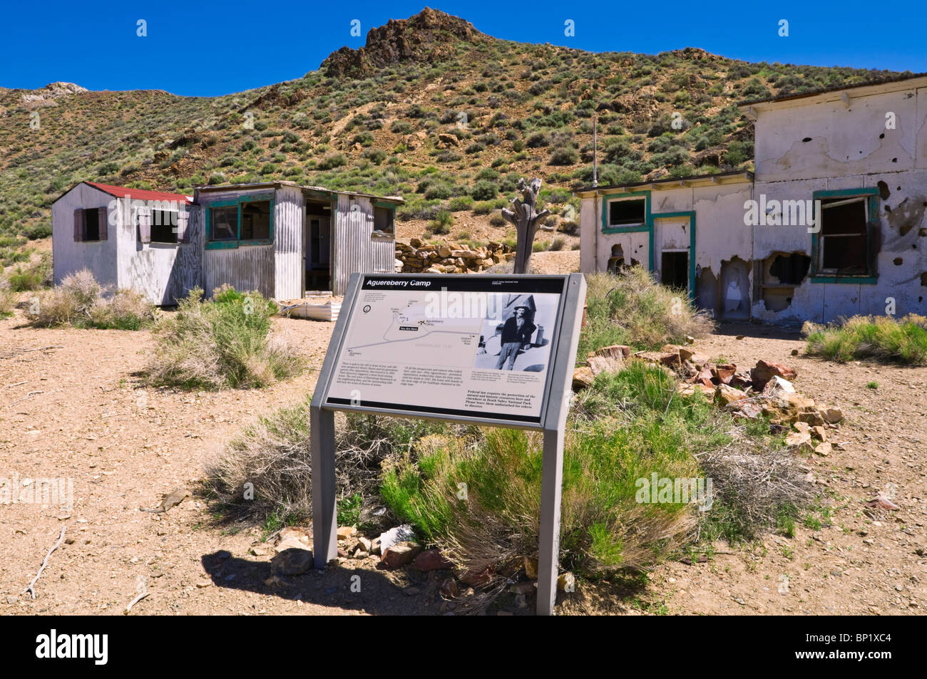Aguereberry Camp at the Eureka Mine, Death Valley National Park ...