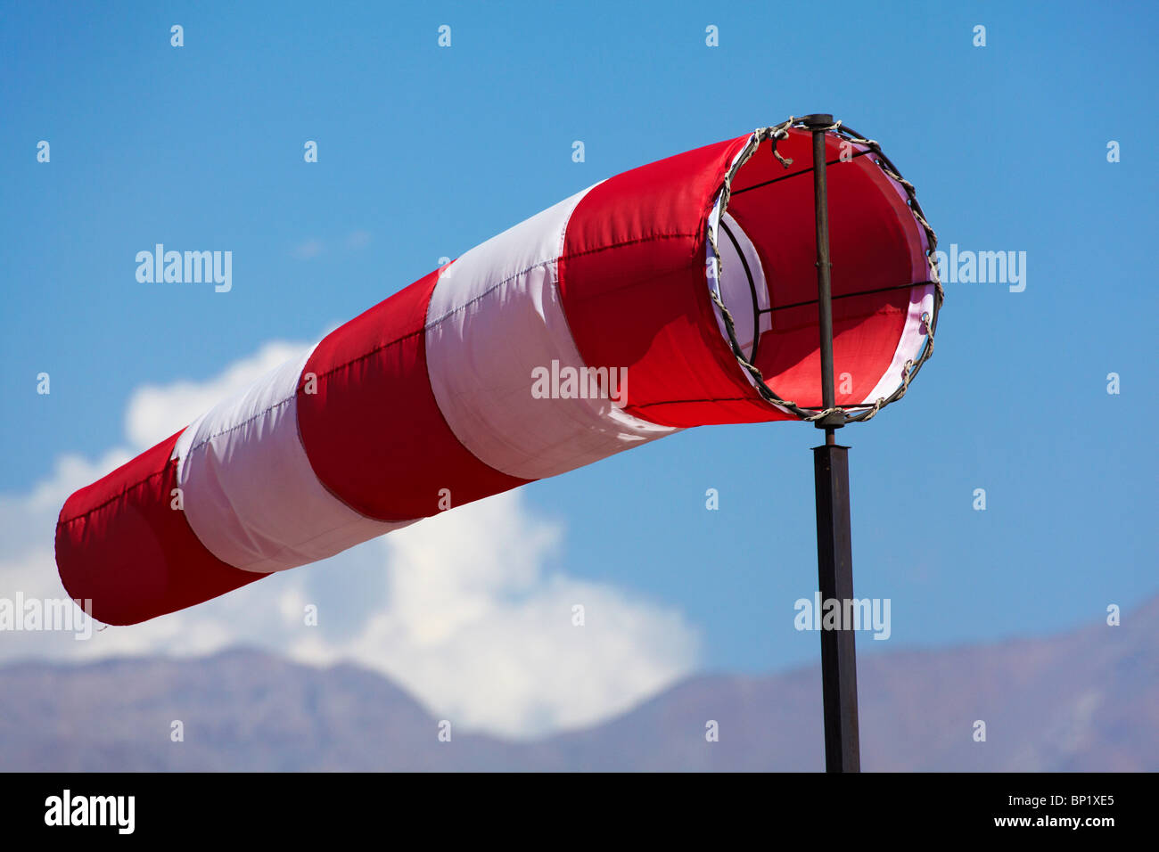 Wind Sock, Vitacura Airfield, Santiago, Chile, South America Stock ...