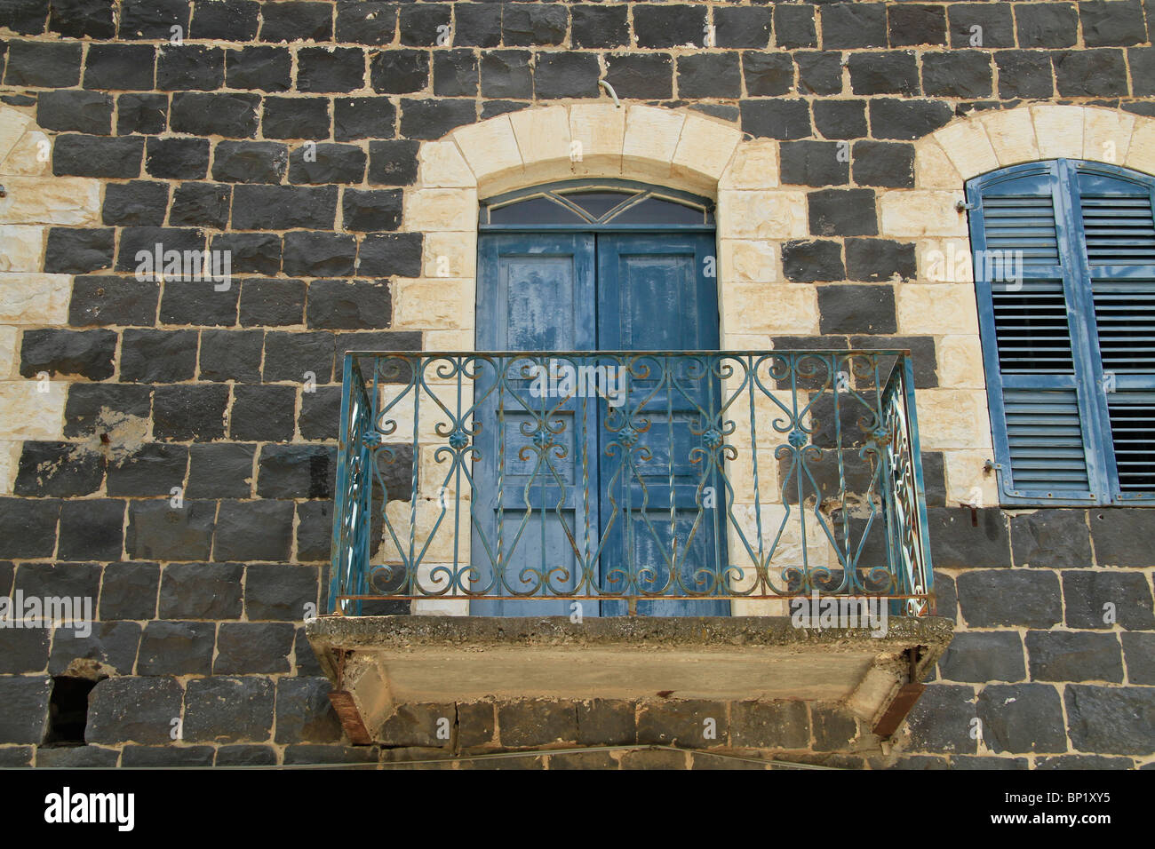 Israel, Lower Galilee, traditional building at the Circassian village ...