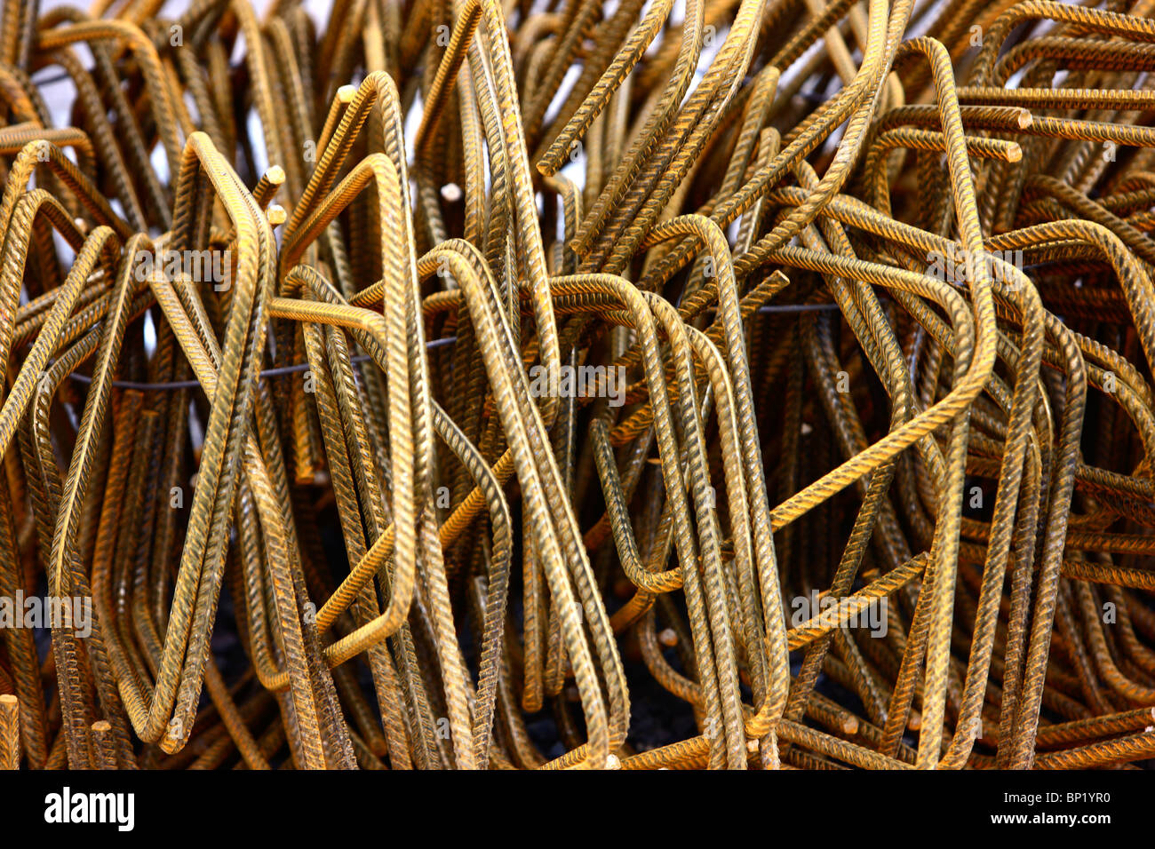 reinforcing steel, for concrete constructions Stock Photo - Alamy