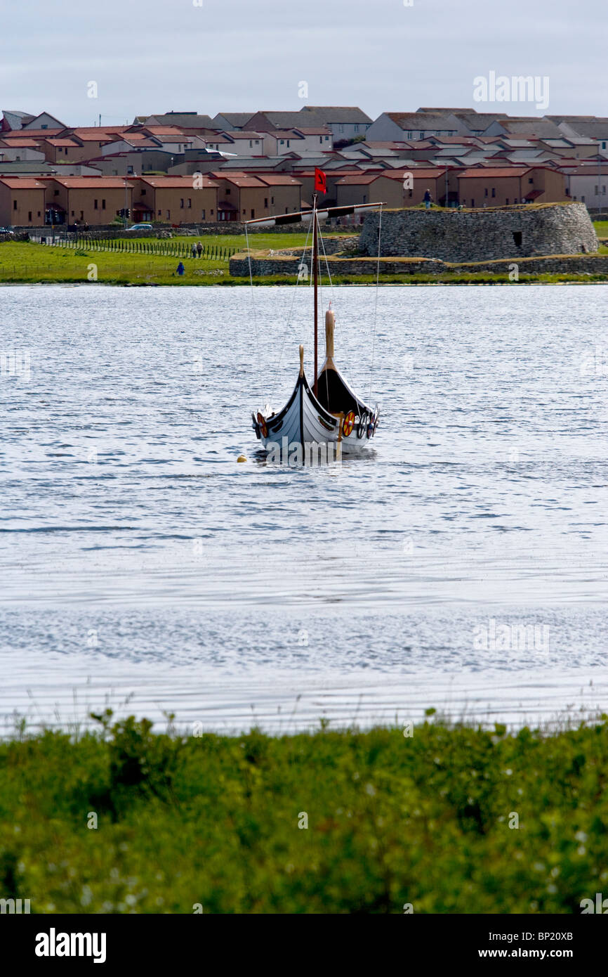 Viking long boat Stock Photo - Alamy
