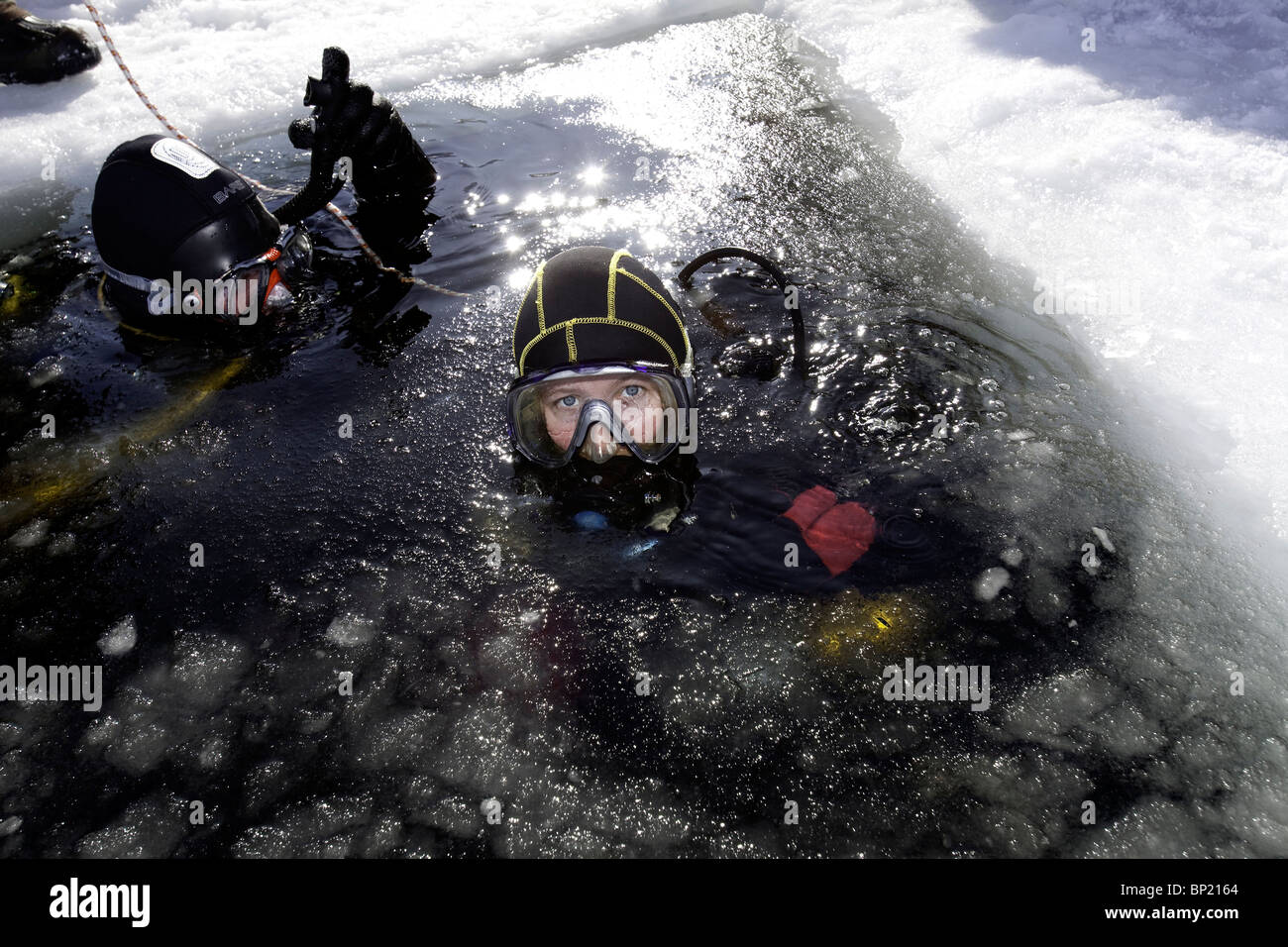 Scuba diver ice hi-res stock photography and images - Alamy