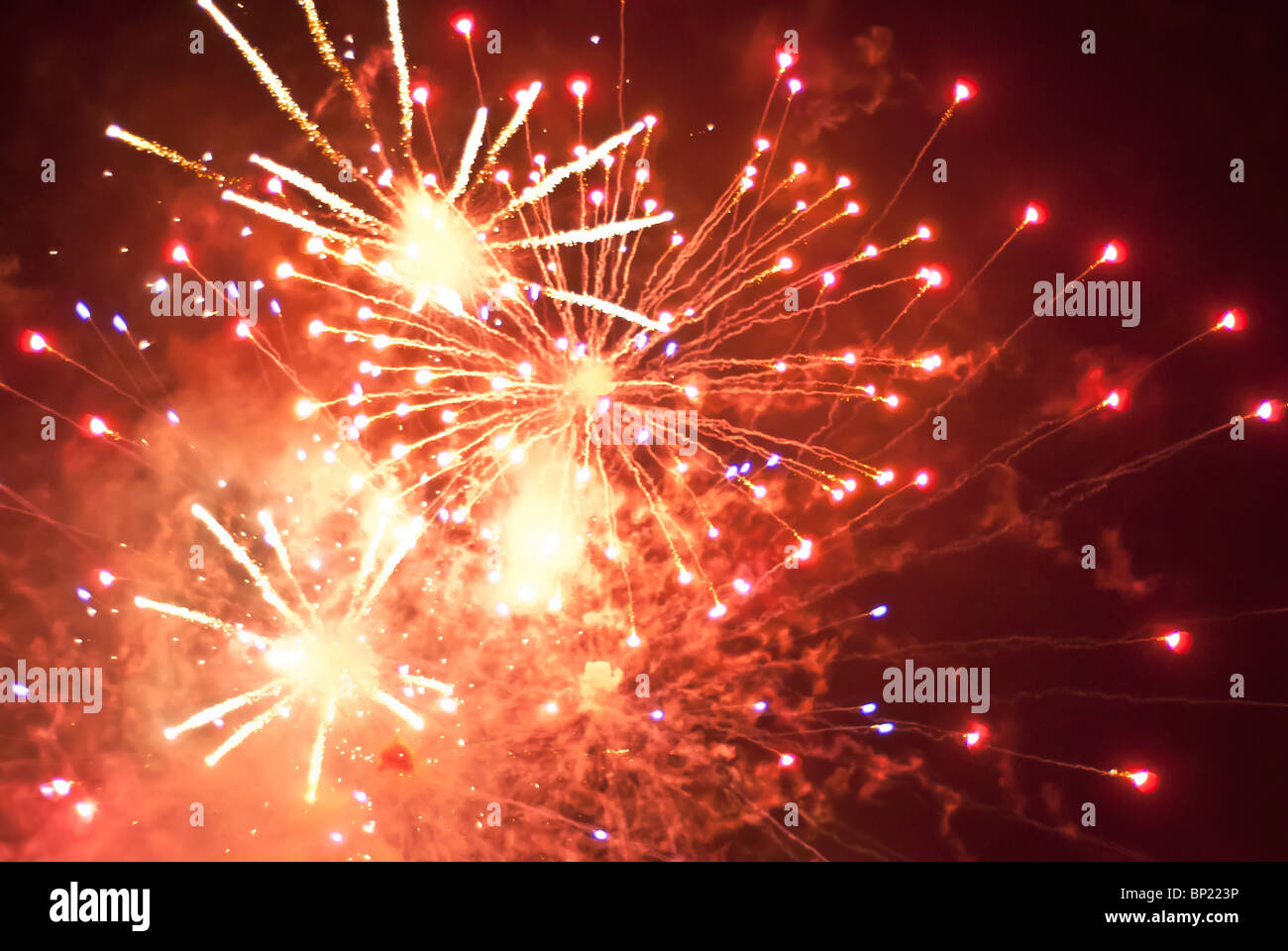Firework in the sky Stock Photo - Alamy