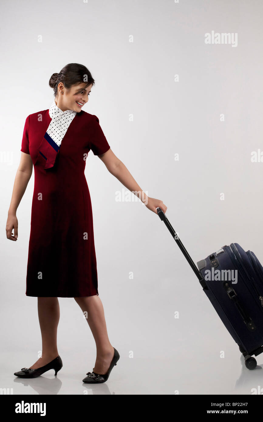 Air hostess luggage hi-res stock photography and images - Alamy