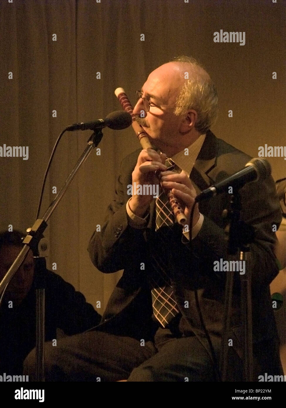 The famous Irish wooden flute player and traditional musician Cathal ...