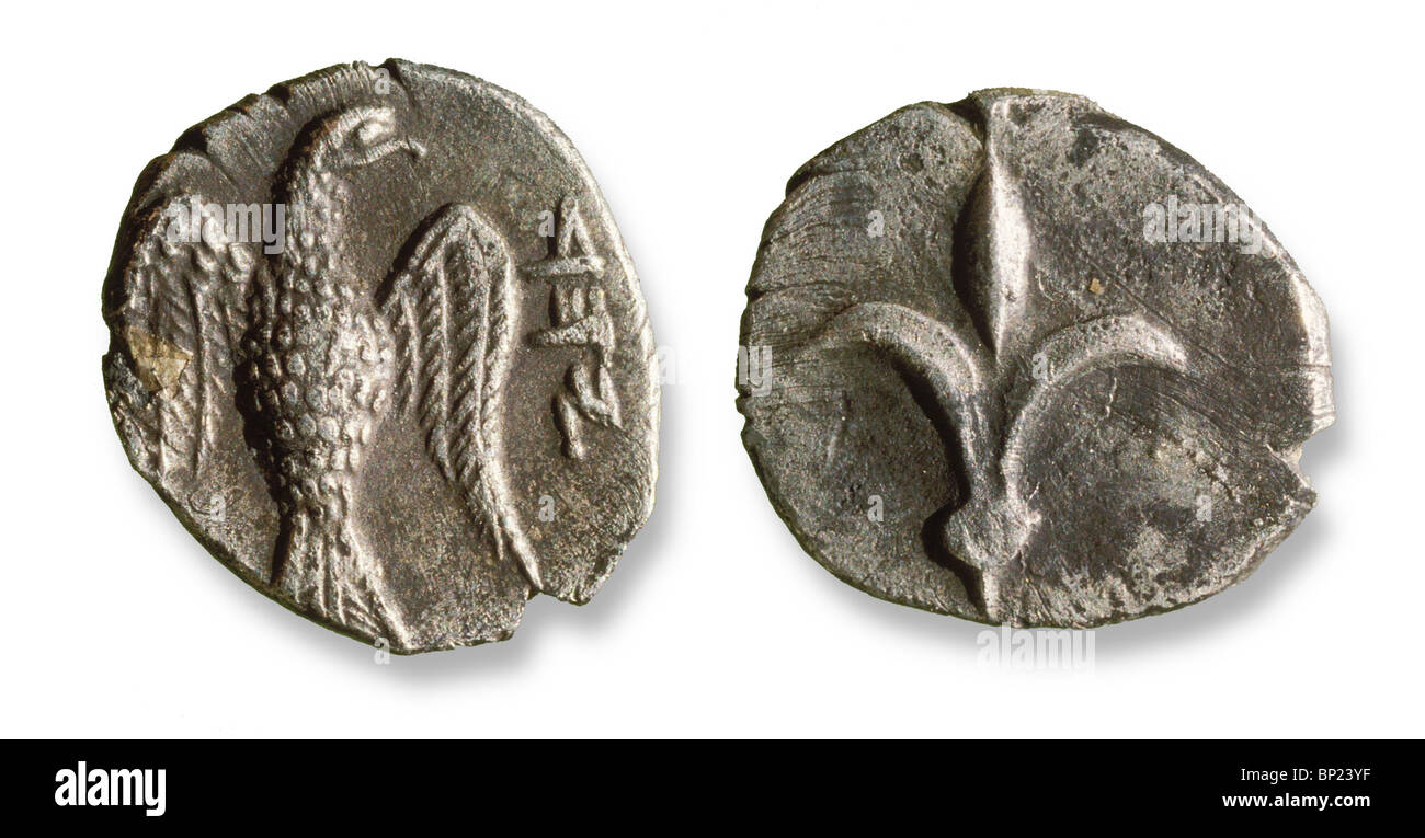 FIRST JEWISH COINS STRUCK IN THE LAND OF ISRAEL DATING FROM C. 333 BC ...
