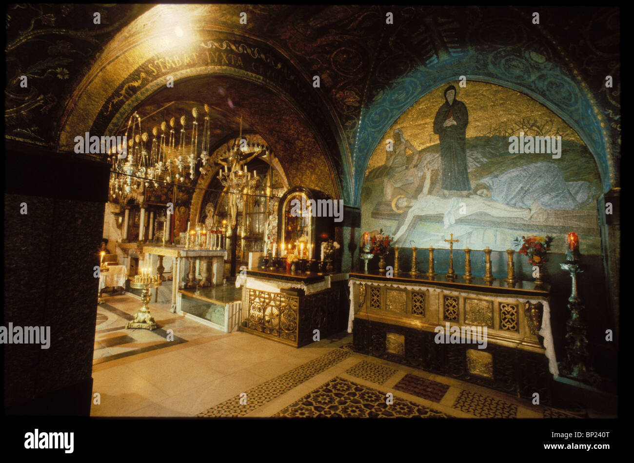 335. HOLY SEPULCHRE, ALTAR OF THE NAILS OF THE HOLY CROSS, WHICH STANDS ...