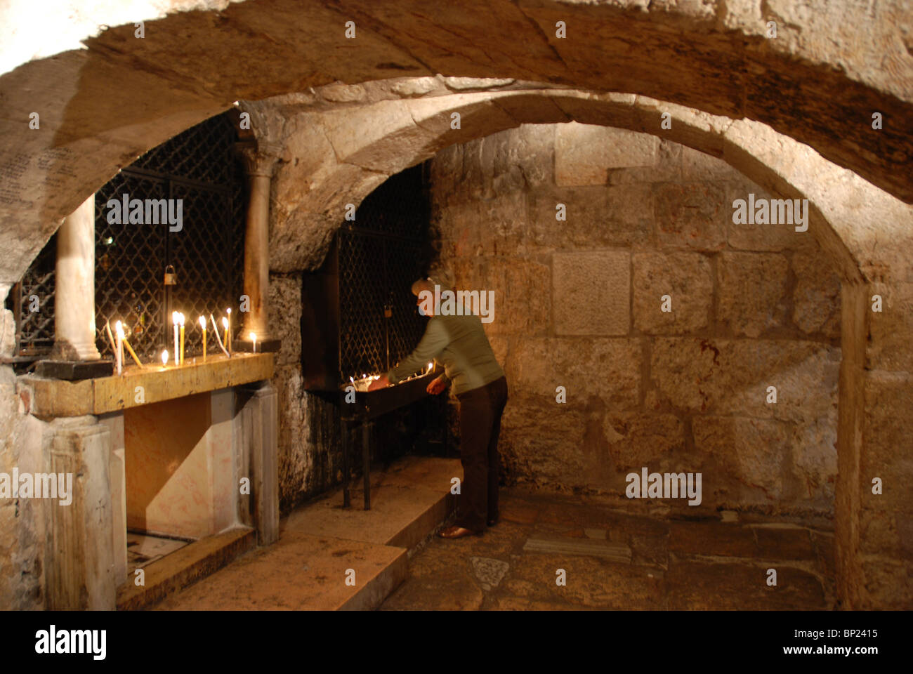 338. HOLY SEPULCHER, THE PRISON OF CHRIST, WHERE JESUS SPENT THE NIGHT ...
