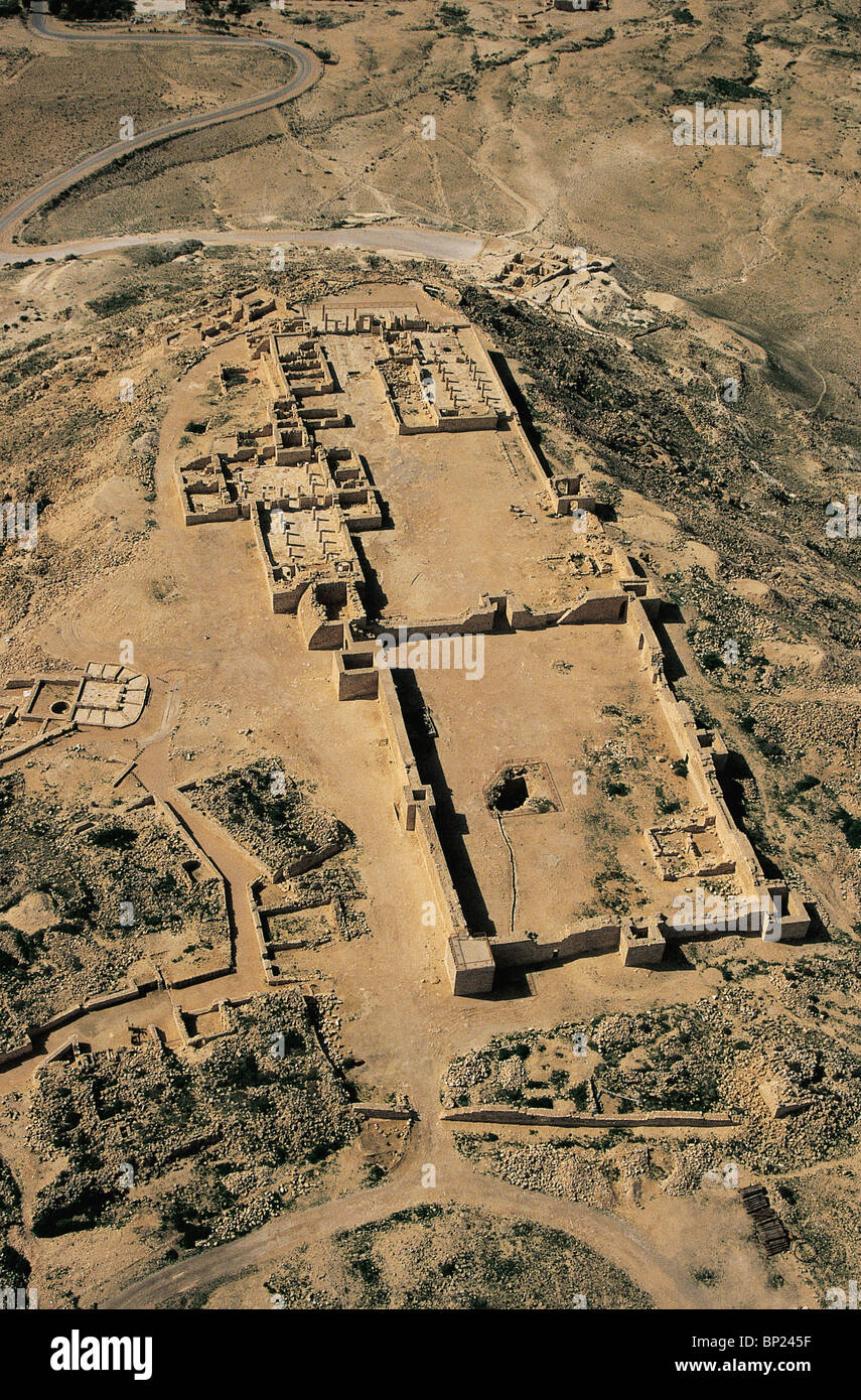 . AVDAT (OBODA), AERIAL VIEW OF THE NABATEAN CITY DATING FROM THE 5-6TH ...