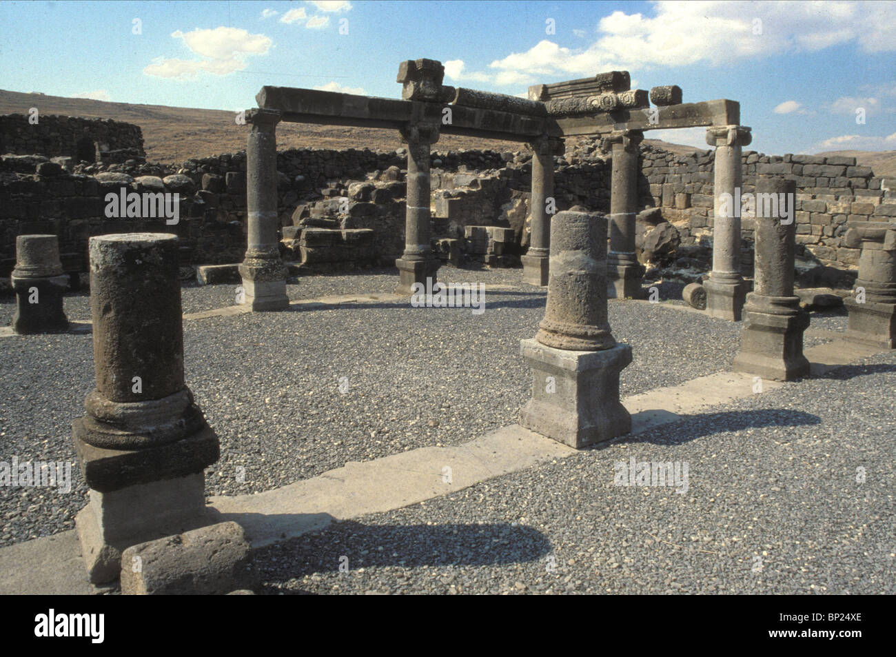 685 chorazim remains of 4th synagogue in lower galilee hi-res stock ...