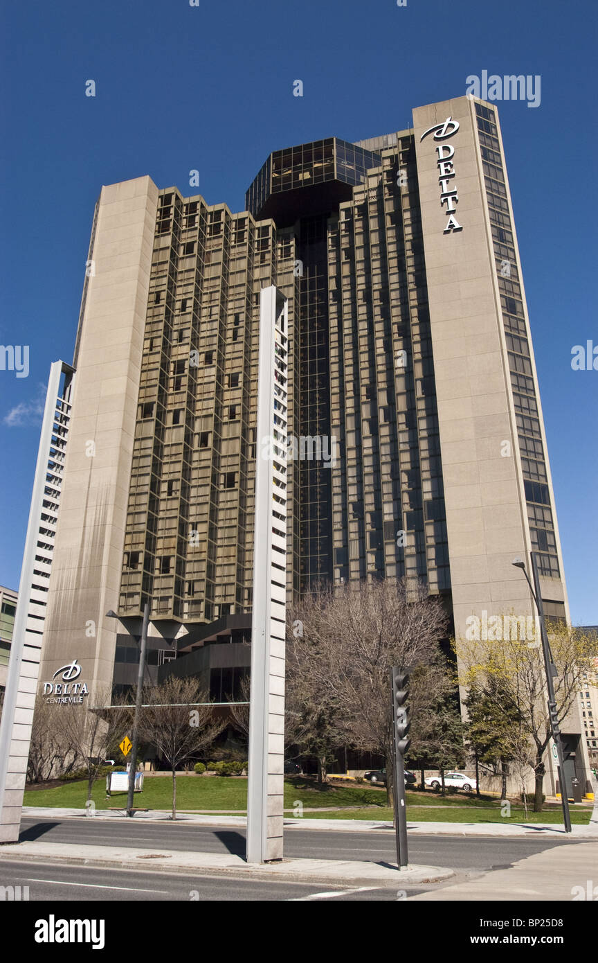 Delta Centre Ville hotel building, downtown Montreal, Quebec, Canada ...