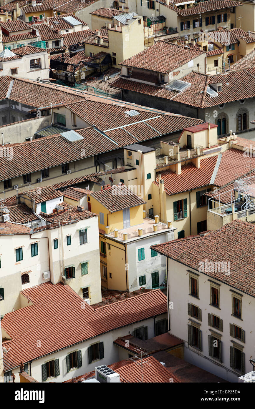 Beautiful red rooftops of Florence, Italy Stock Photo - Alamy