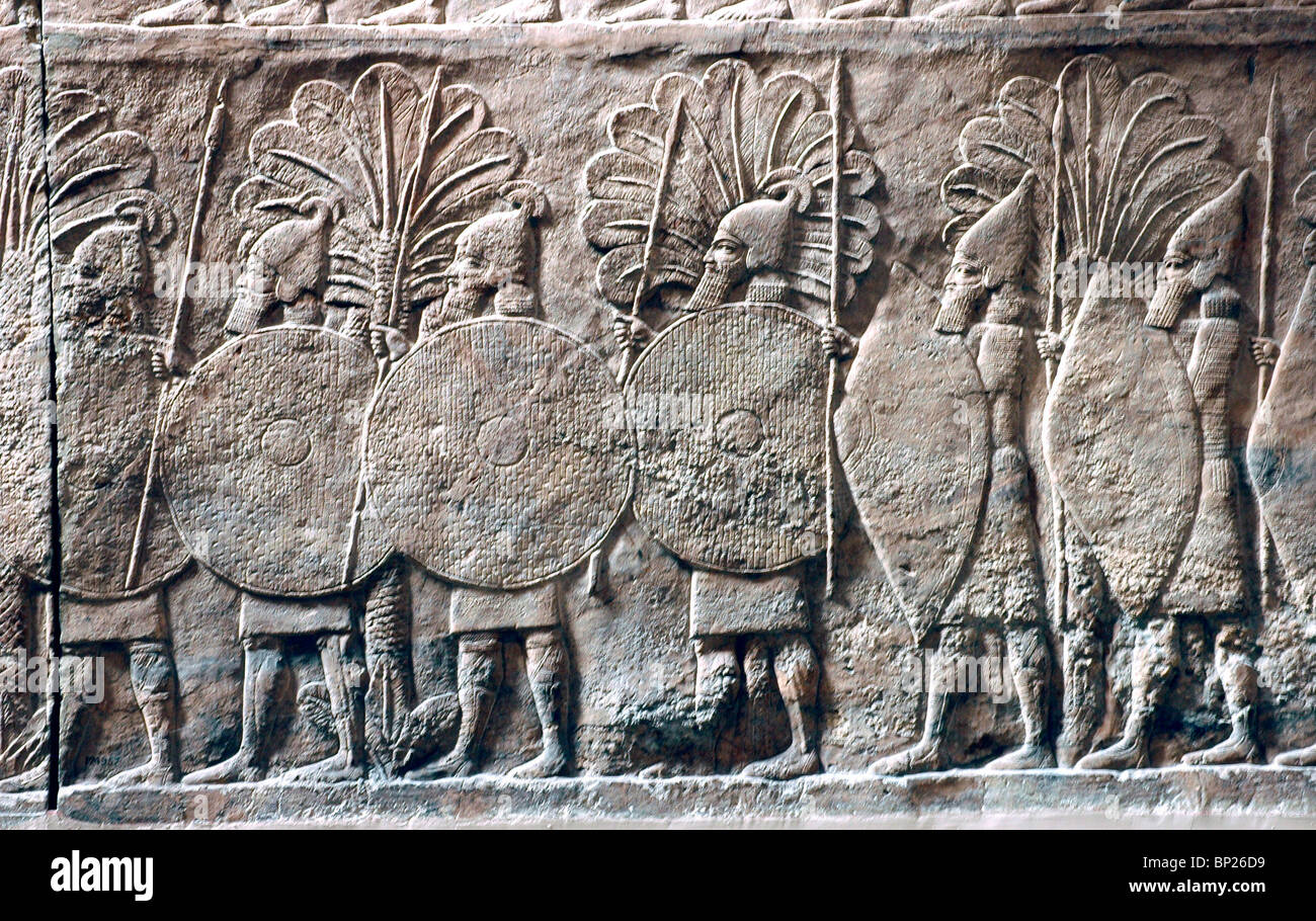 Assyrian Soldiers Fighting