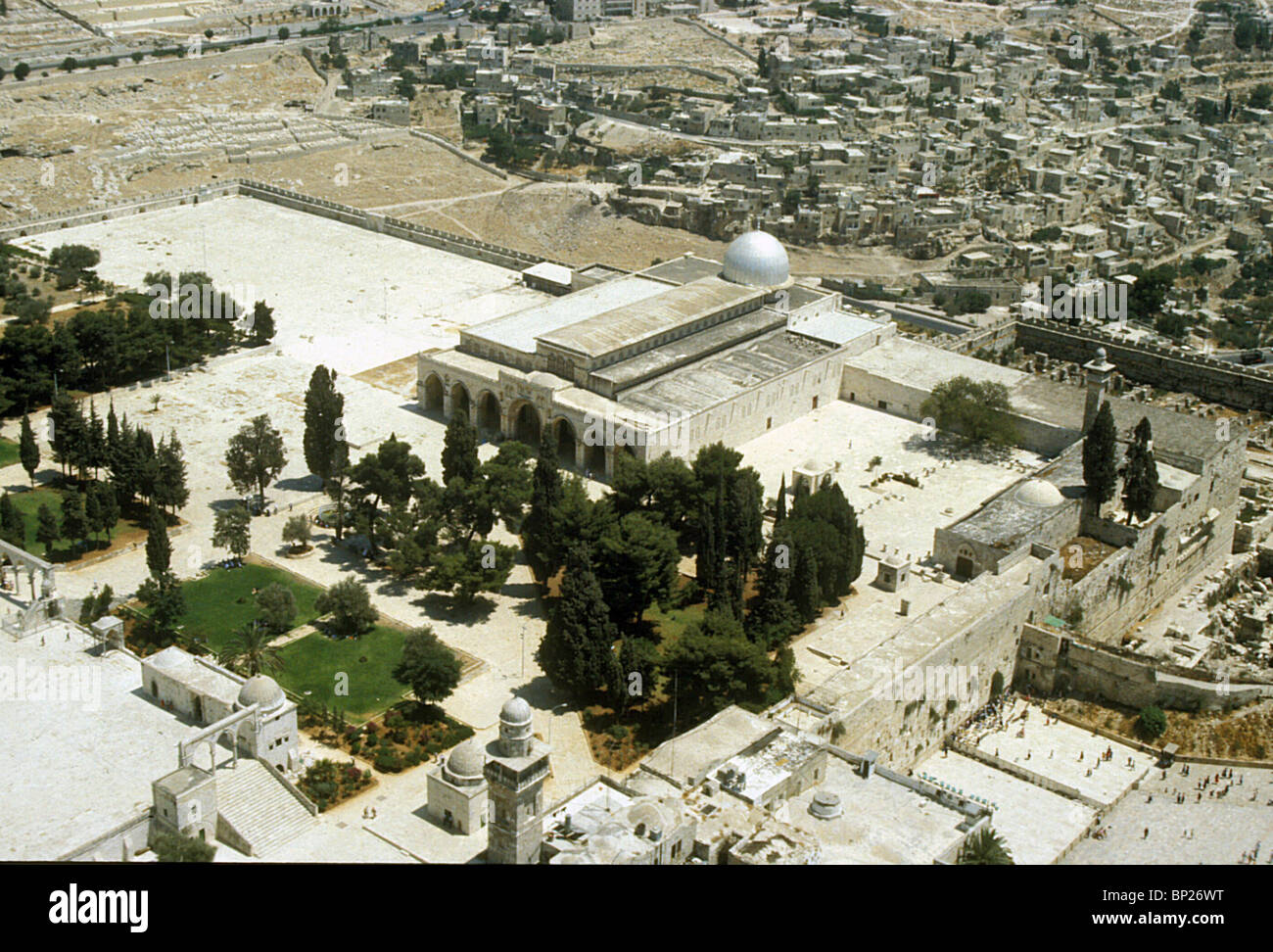 MOSQUE OF EL-AQSA ON THE TEMPLE MOUNT. FIRST BUILT IN 7TH. C. BY THE ...