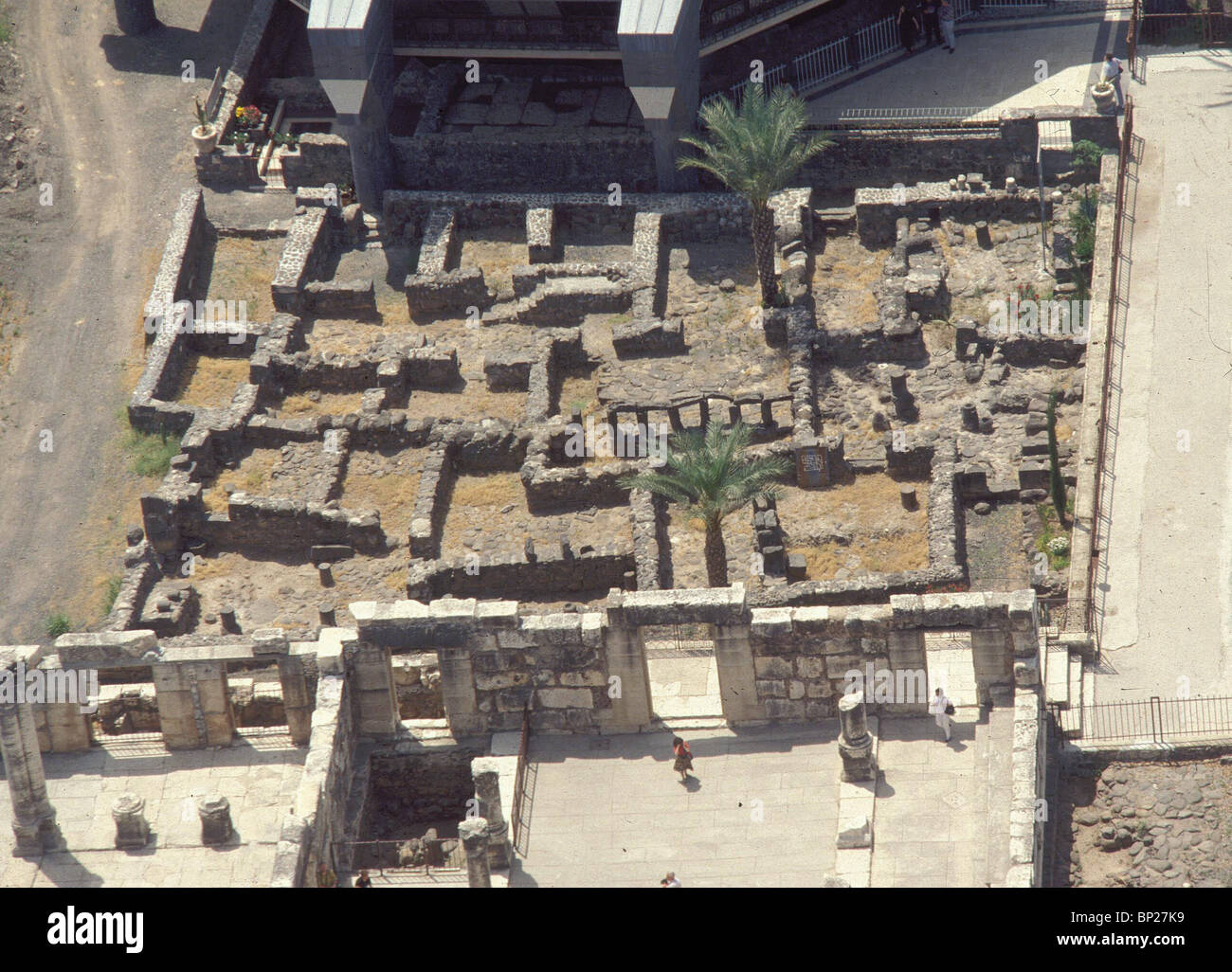 899. CAPERNAUM - ARCHEOLOGICAL REMAINS OF PETER'S HOUSE Stock Photo - Alamy