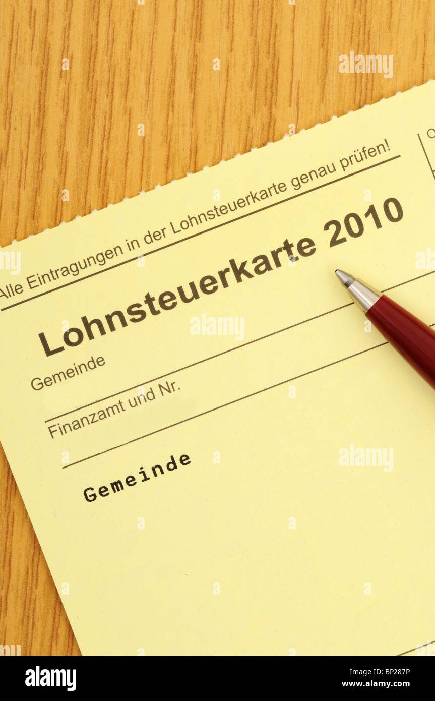 German income tax High Resolution Stock Photography and Images - Alamy