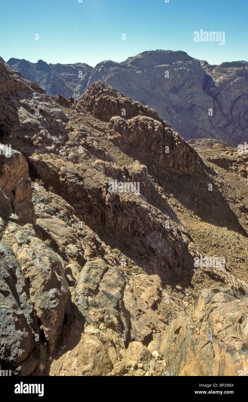 1946. SINAI - THE HIGH MOUNTAINS REGION IN CENTRAL SINAI NEAR MT. SINAI ...